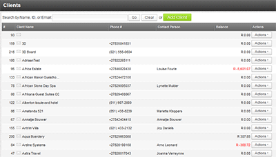 Customer Database - Online Invoicing | Web Based Invoice Application ...