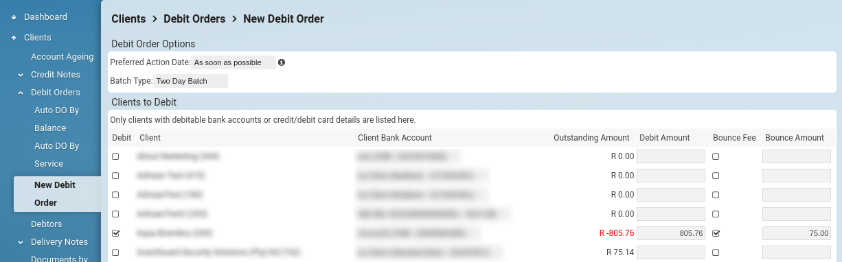 Debit Orders - Online Invoicing | Web Based Invoice Application | South ...